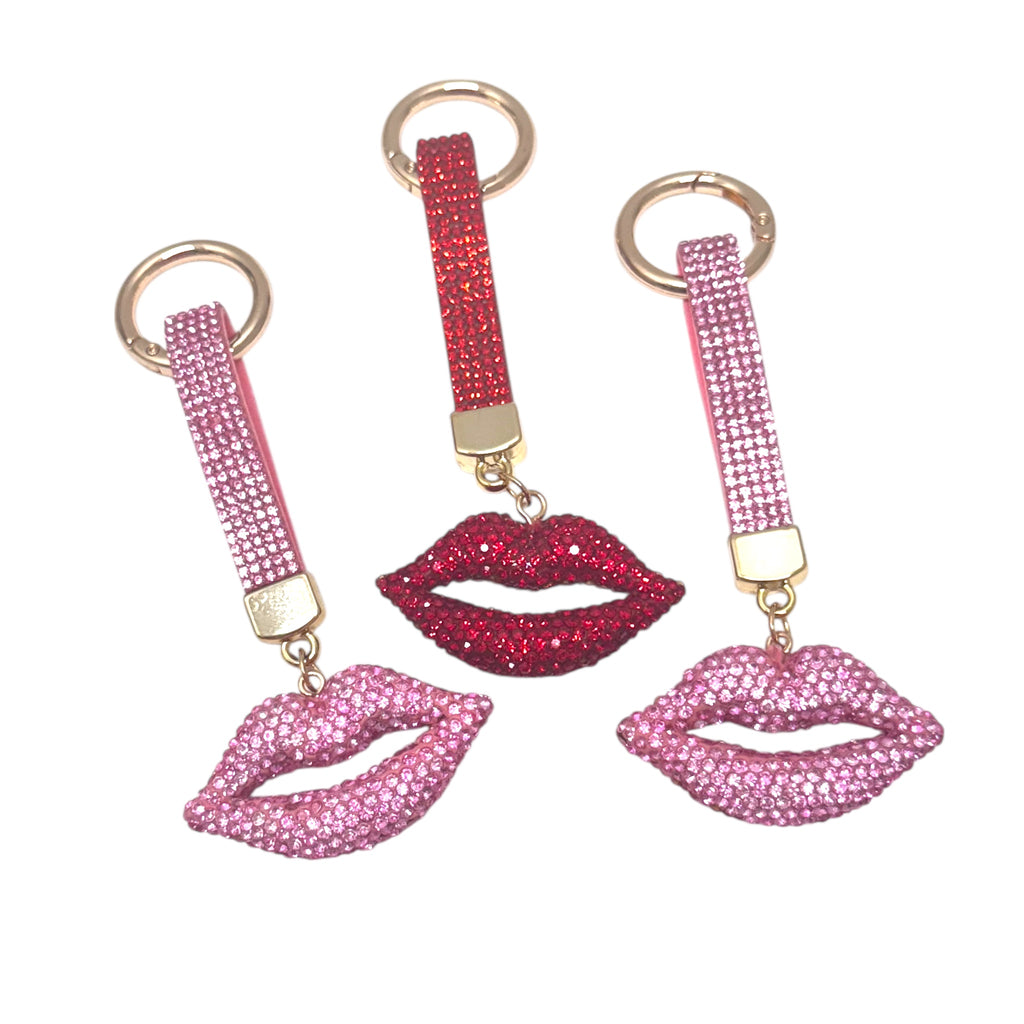 Crystal Lip Keychains – Accessorize Me