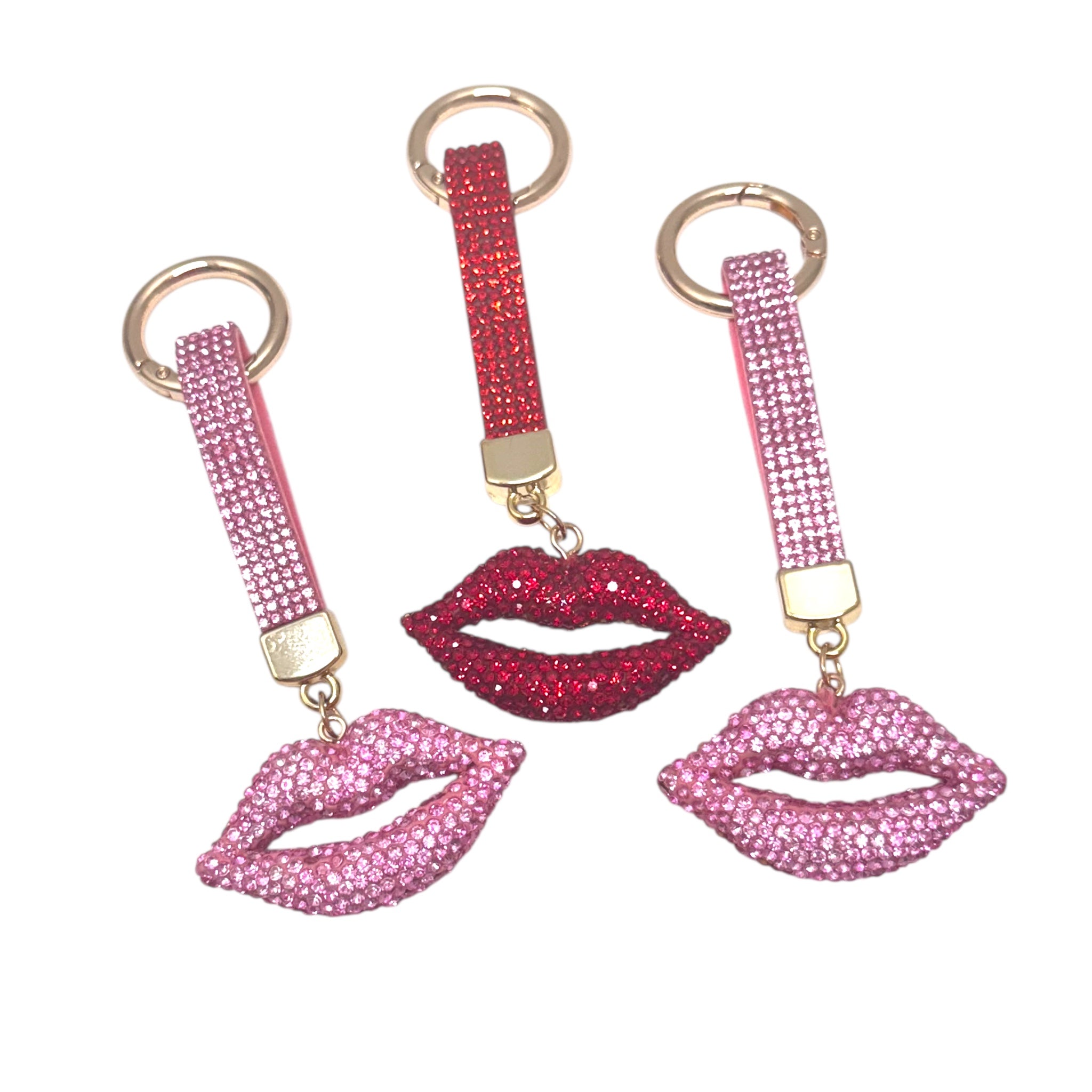 Crystal Lip Keychains – Accessorize Me